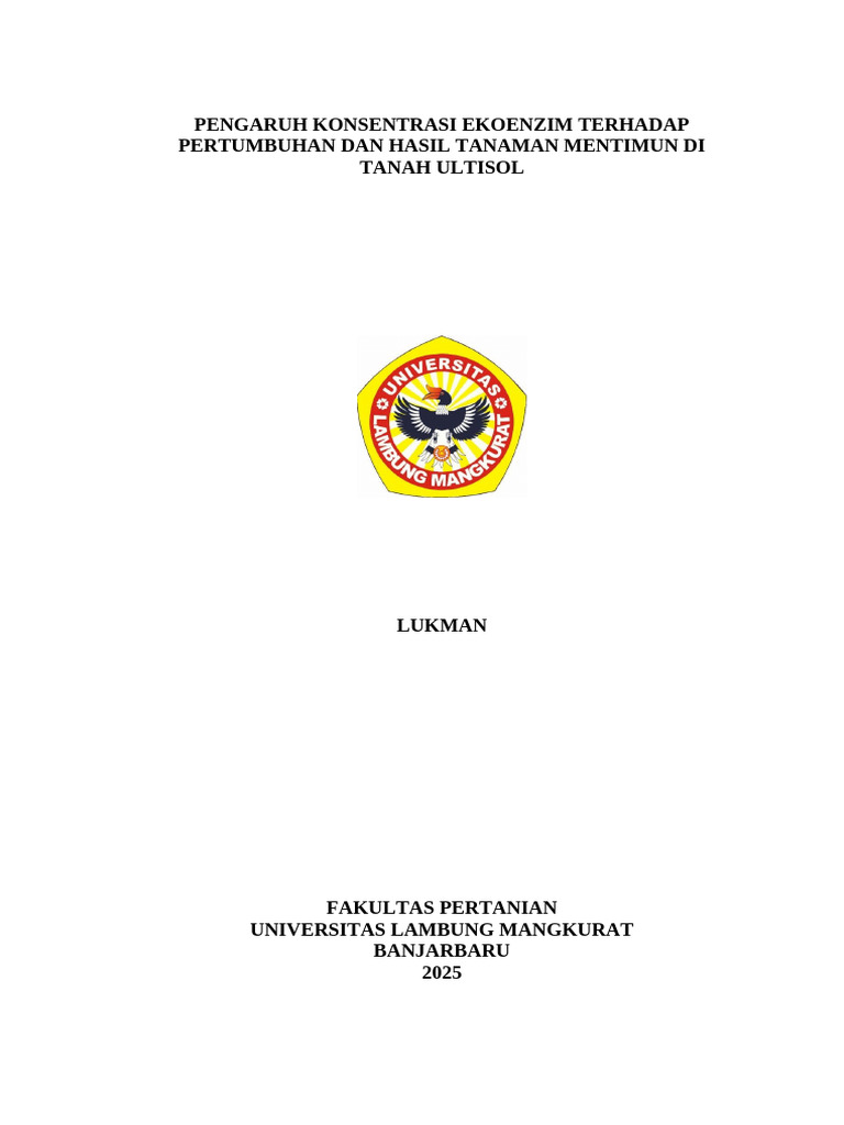 Proposal Usulan Lukman | PDF