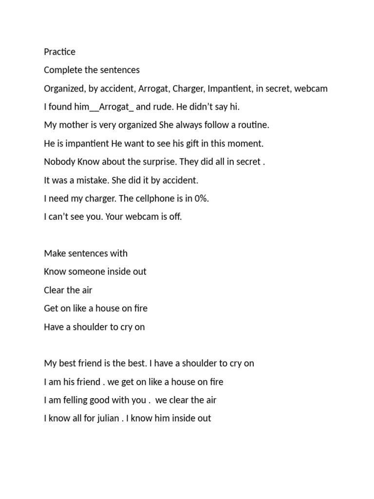 Practice David | PDF
