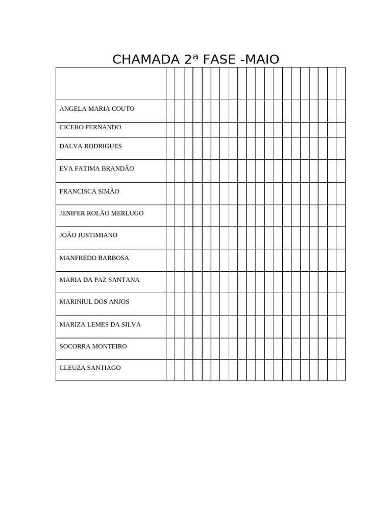 Chamada 2 Fase | PDF