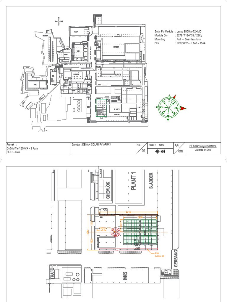 Drawing Masterplant IRC Office | PDF | Sun | Manufactured Goods