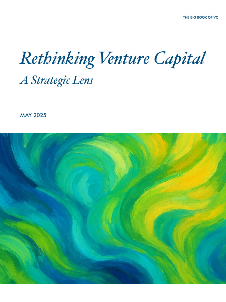 Strategic Insights on Venture Capital | PDF | Venture Capital ...