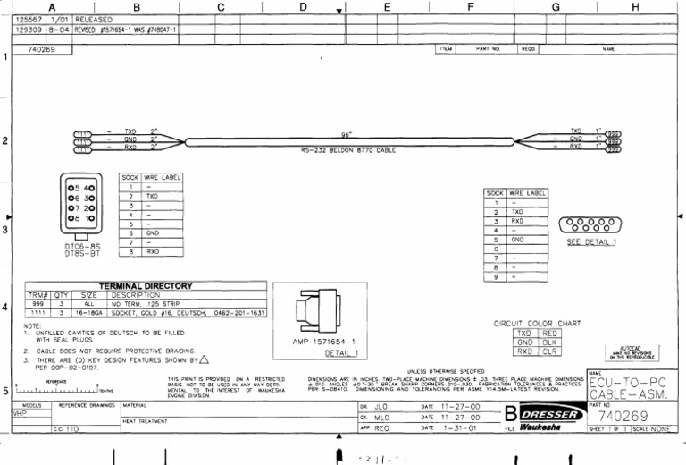 Ecu To PC Cable Assembly | PDF | Electrical Components | Electronics