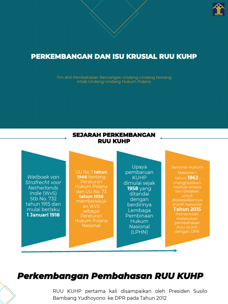 Paparan Isu Krusial RUU KUHP, 25 Mei 2022 | PDF