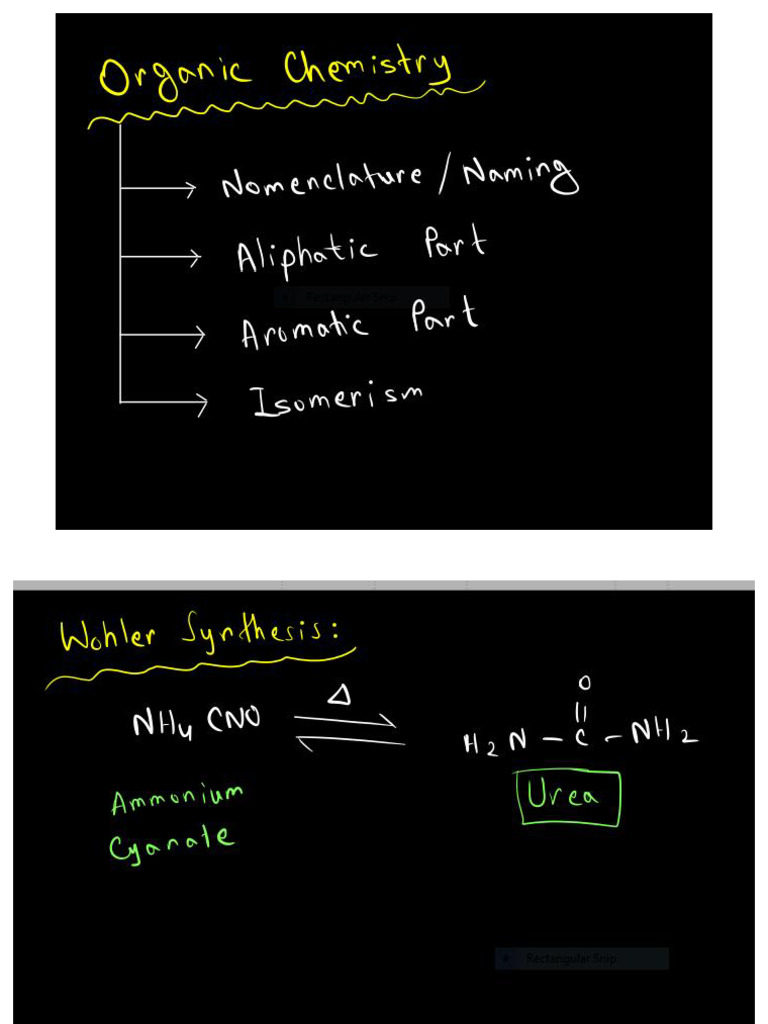 Organic Chemistry Lecture 1 | PDF