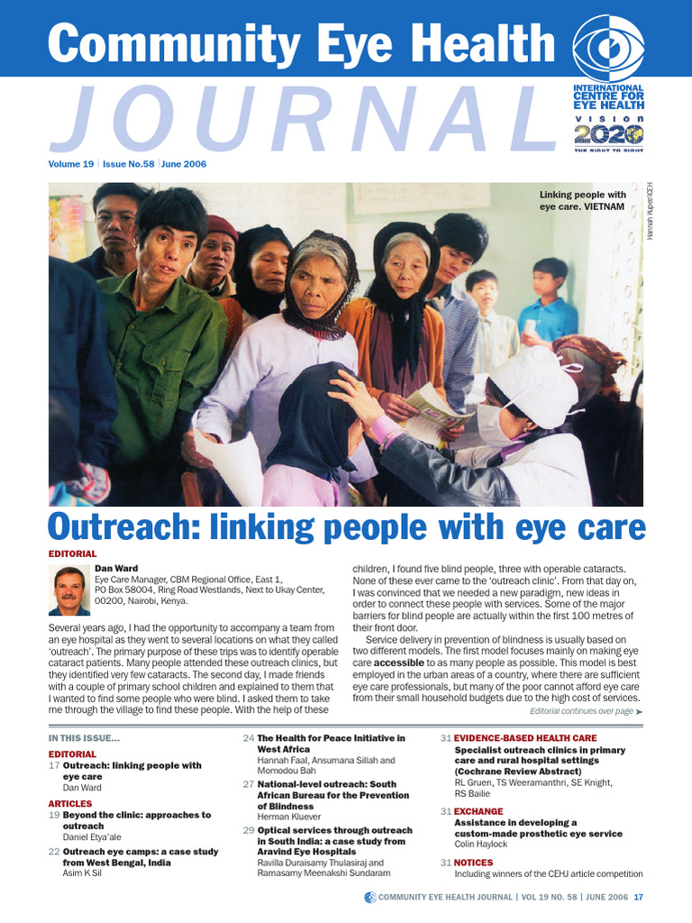 Outreach Strategies for Eye Care Access | PDF | Patient | Health Care