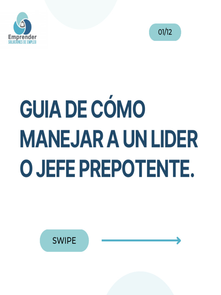 Jefe Prepotente | PDF | Mediación | Gestión de recursos humanos