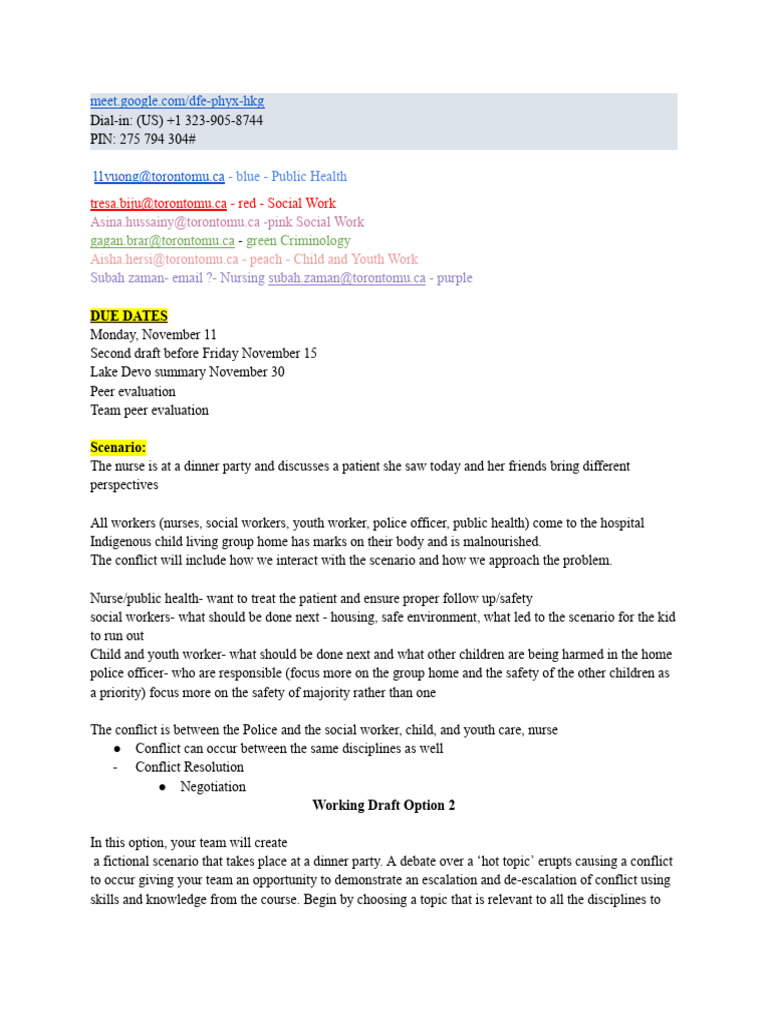 CINT 905 - Conflict Draft Rough | PDF | Negotiation | Emotions