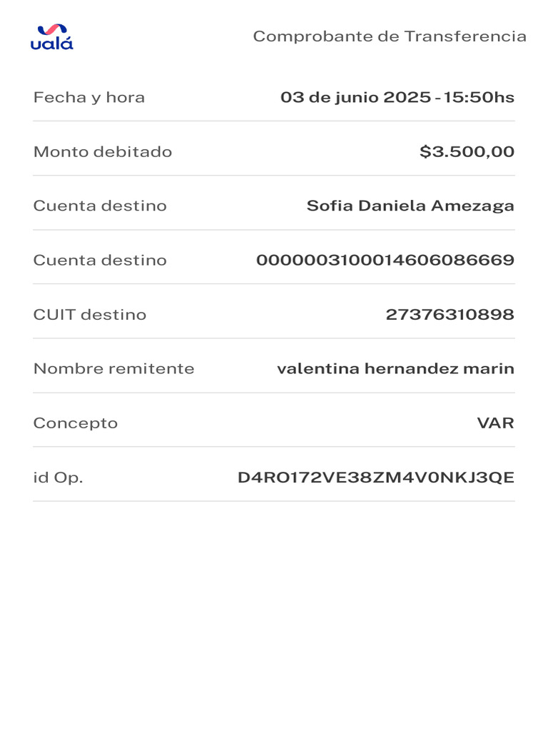 Transfer Voucher | PDF