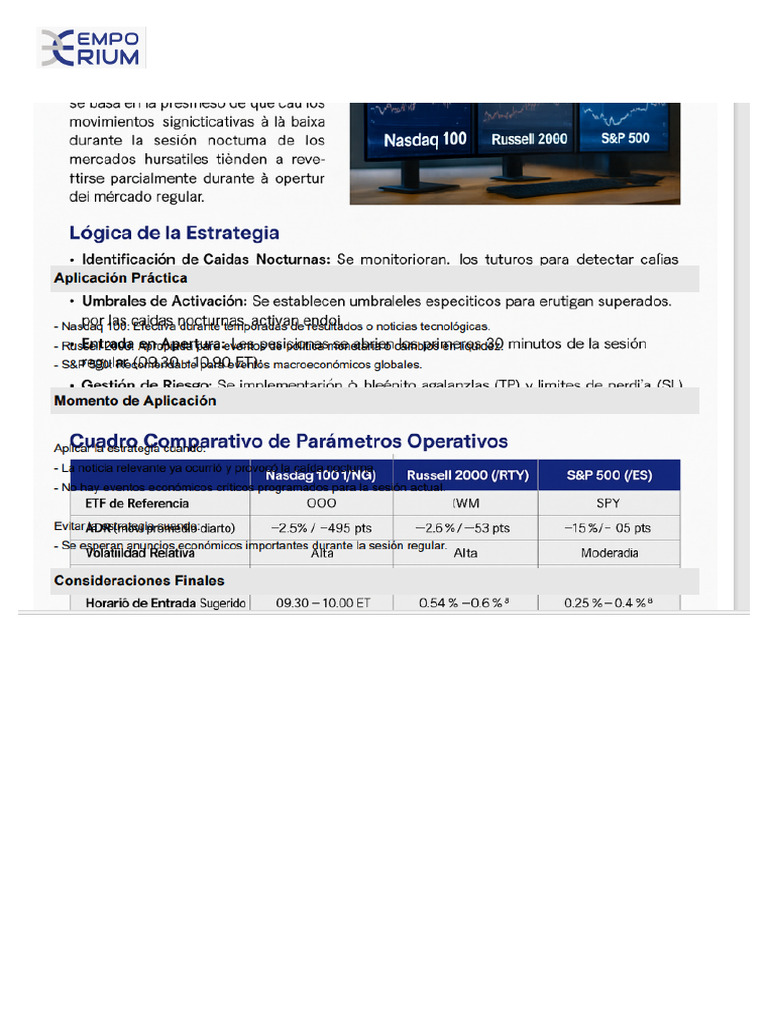 Manual Estrategia Reversion Final OK | PDF