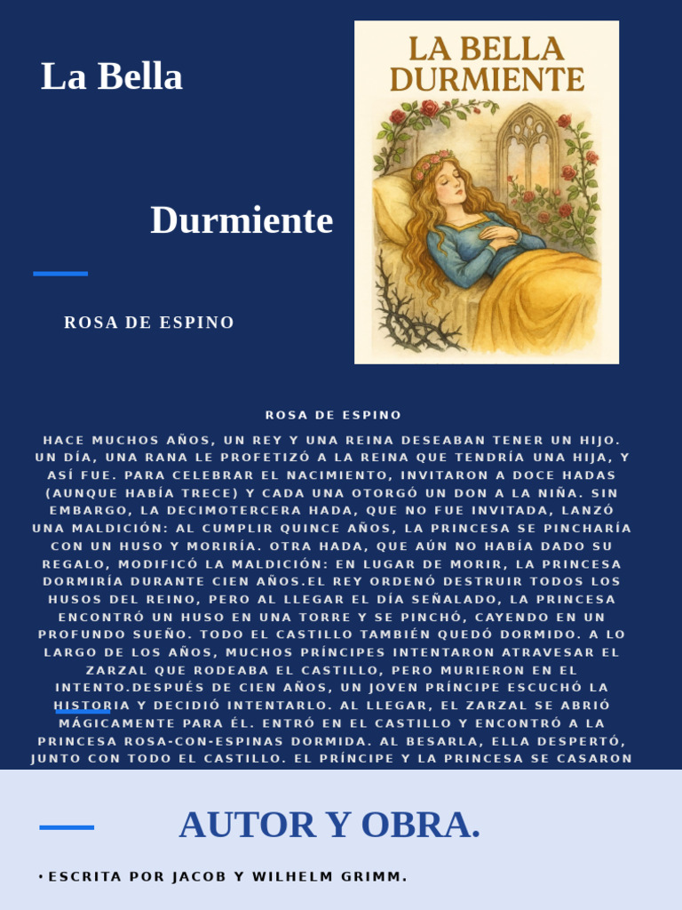Biografía y análisis social de La Bella Durmiente | PDF | Bella Durmiente