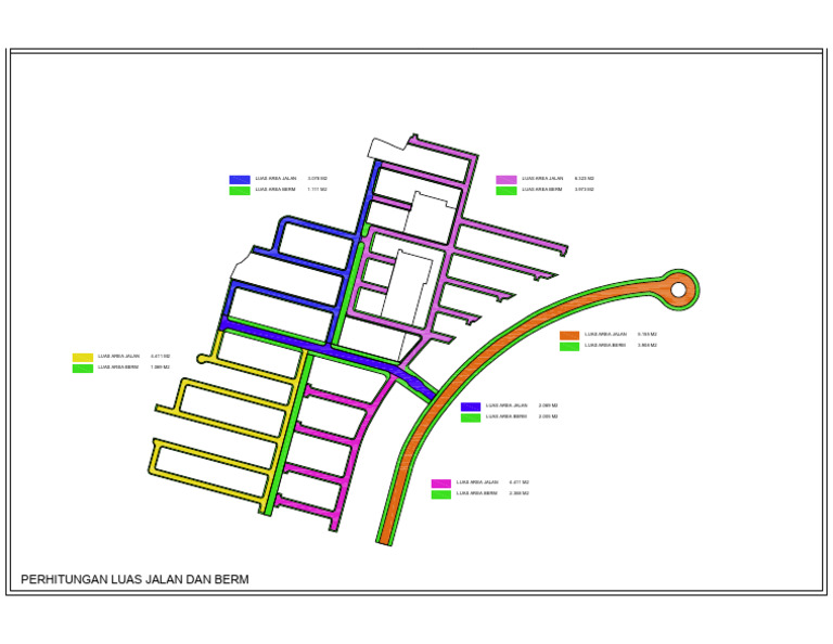 Luas Area Jalan dan Berm | PDF