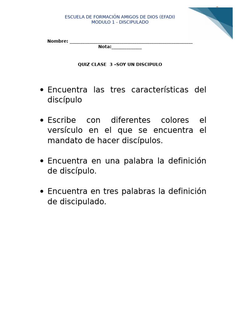Quiz Clase 3 | PDF
