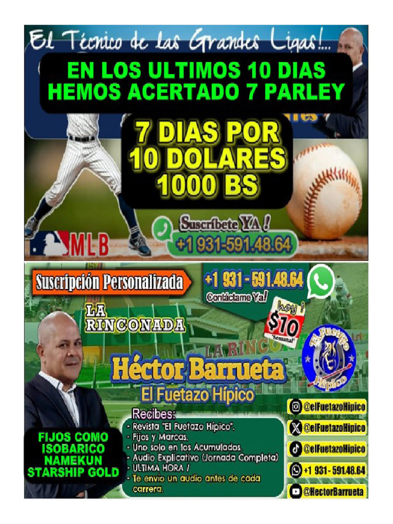 El Fuetazo Hipico LR Domingo 18 Mayo 25 | PDF