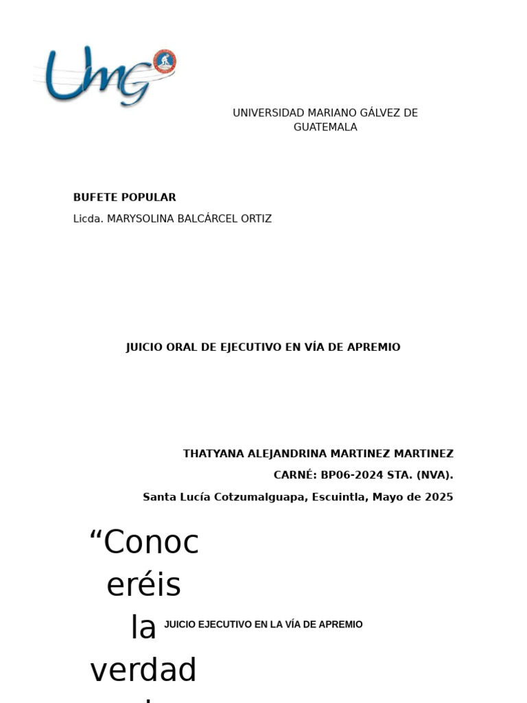 Caratula Bufete Taty Caso Ejecutivo | PDF | Pagos | Ley procesal