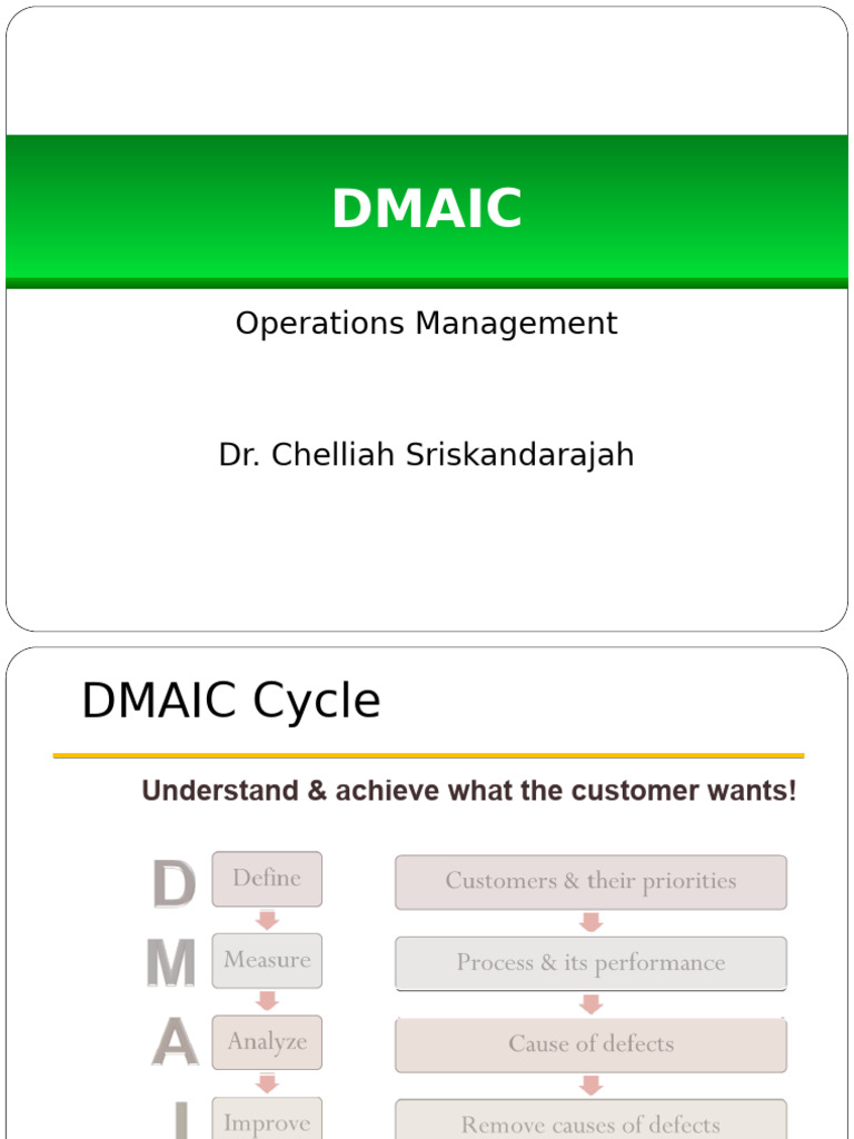 DMAIC 2025 Extra Tagged | PDF