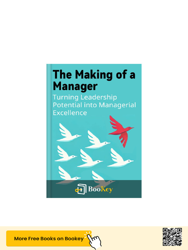 The Making of A Manager PDF | PDF | Leadership | Motivational