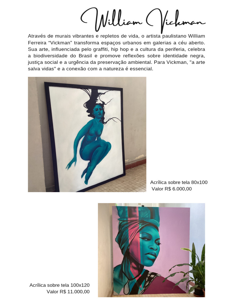 Arte Urbana de William Vickman em SP | PDF