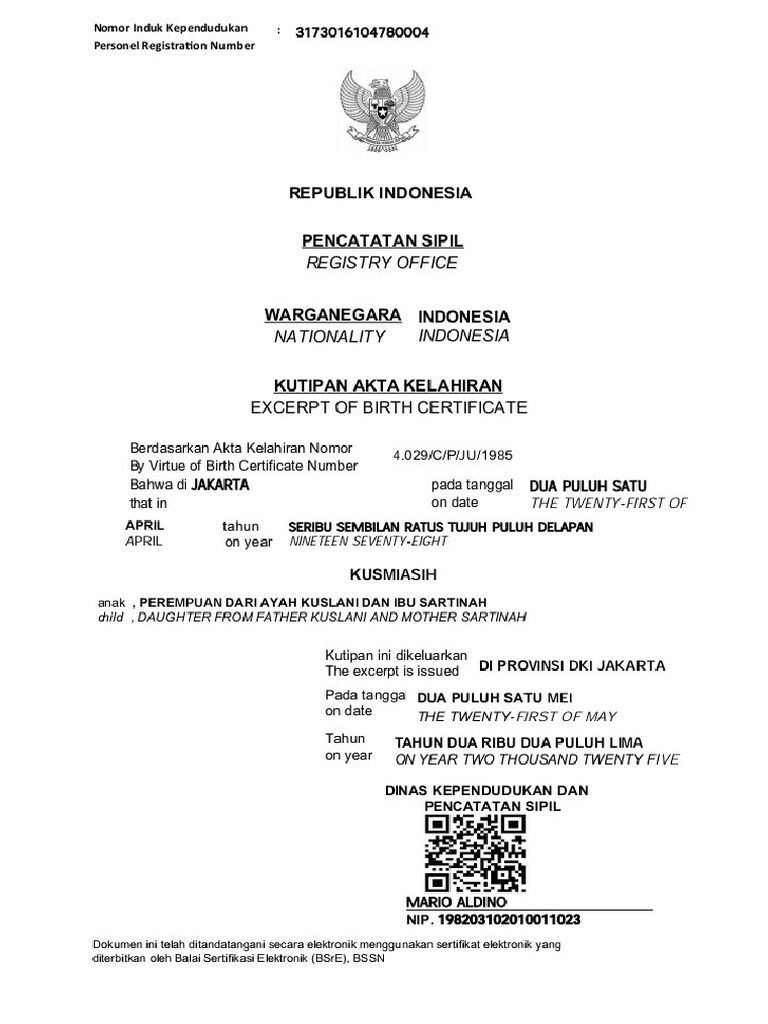 Akte Sumiasih PDF | PDF