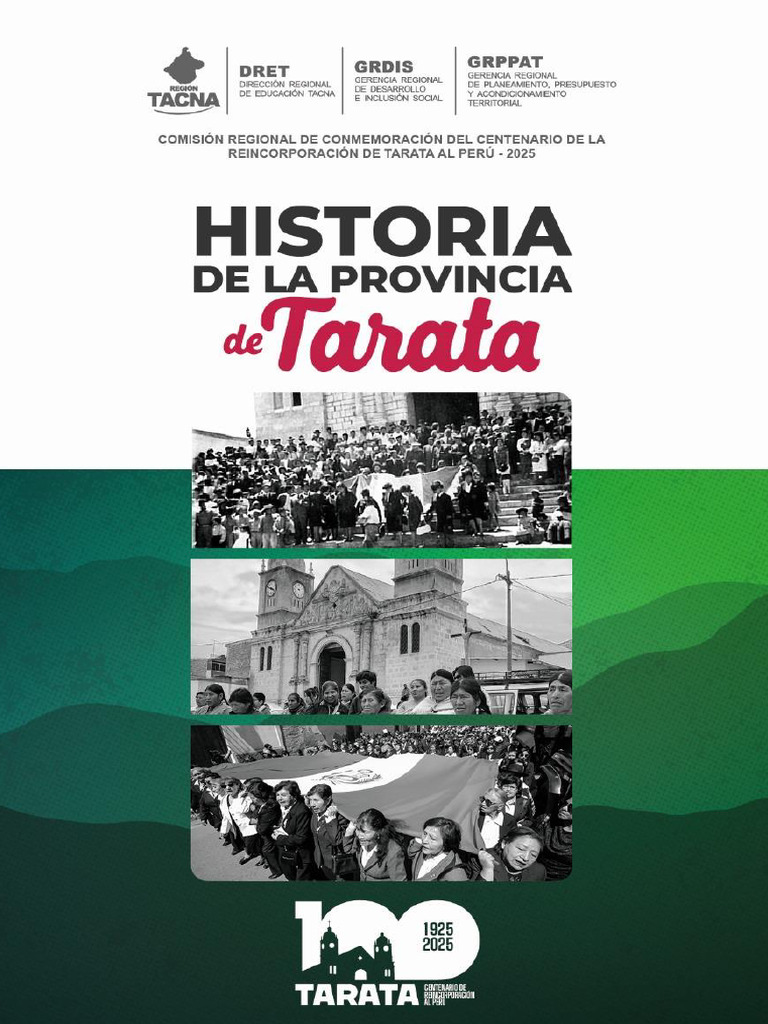 Centenario de Tarata: Historia y Reincorporación | PDF | Imperio Inca