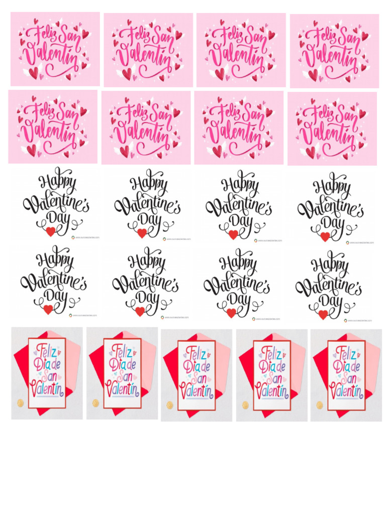 San Valentin 4x5 | PDF