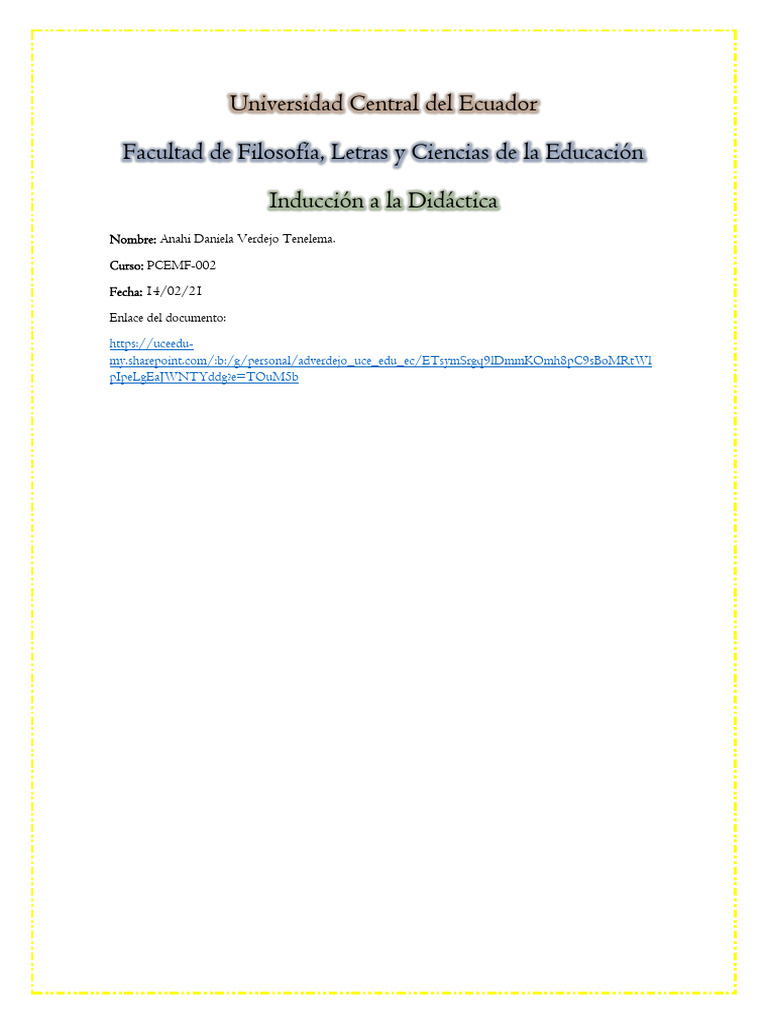 Verdejo T Anahi D. Ejemplo Link. | PDF