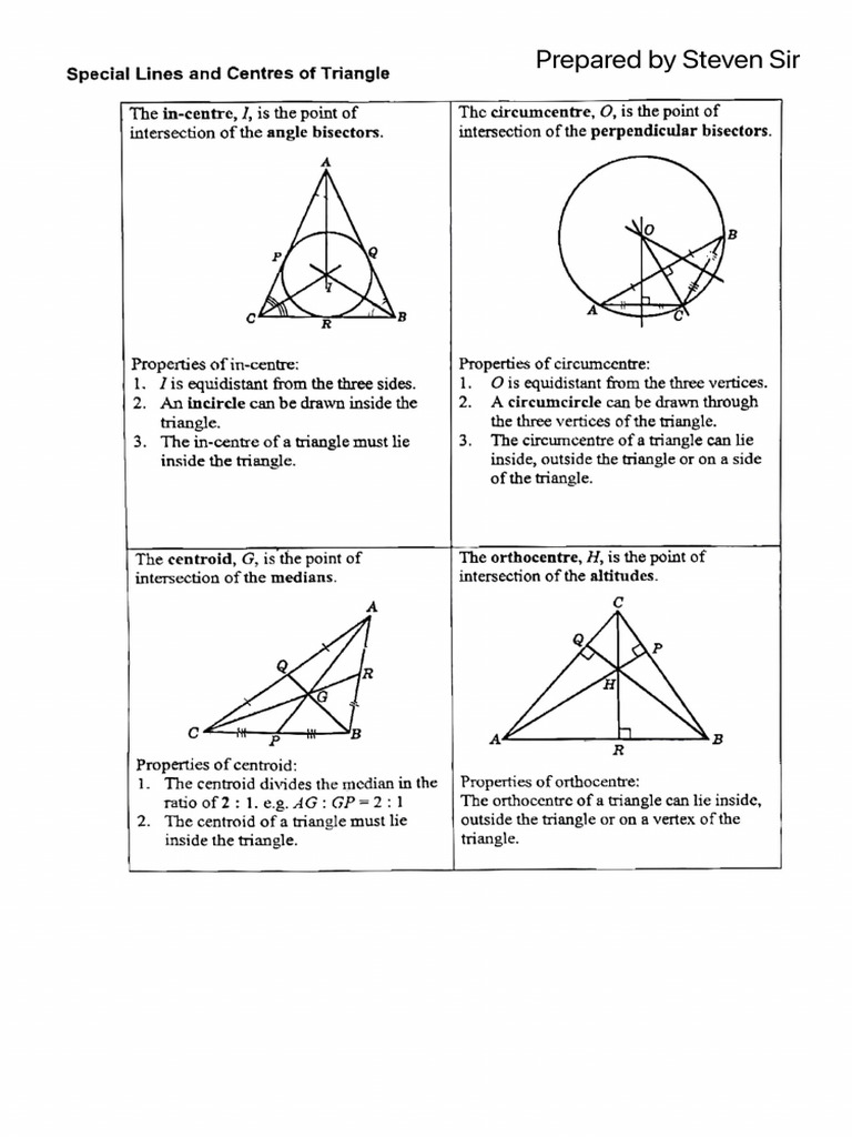 Equation of ST Line MC and Centre | PDF
