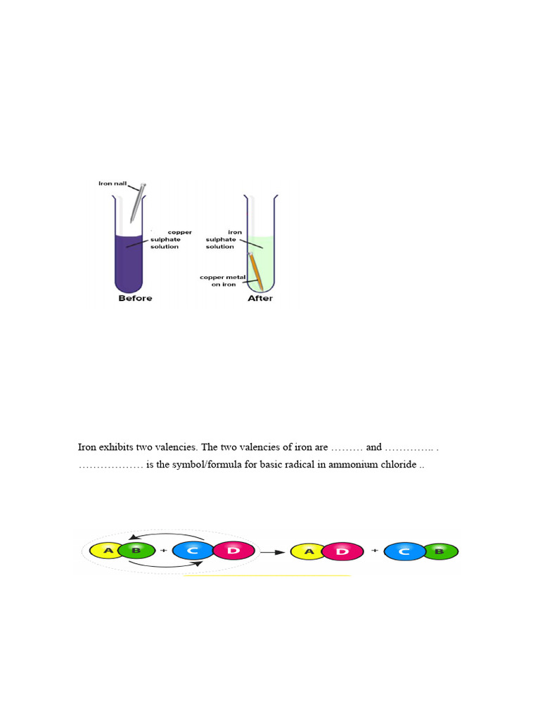 Chemical Reactions and Equations Guide | PDF