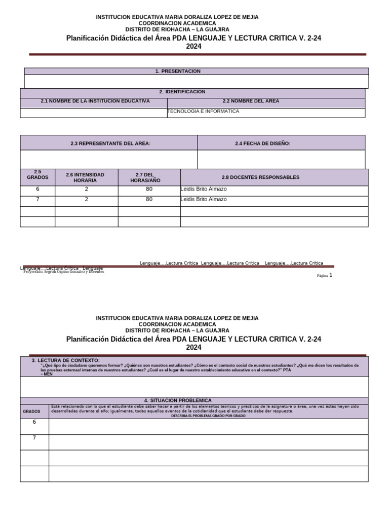 Pda Informatica | PDF | Evaluación | Enseñando