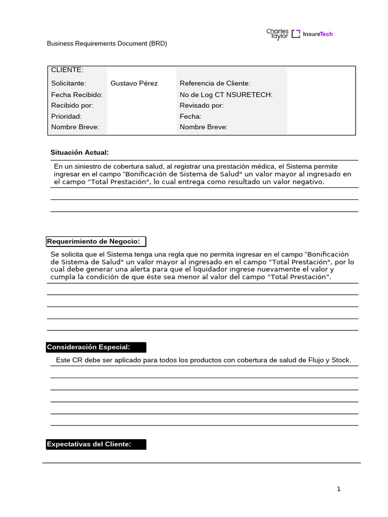 CR - TC - PC004-01-SR002-Proceso - SiniestrosVidaSalud - Salud - Prestaciones Médicas ...