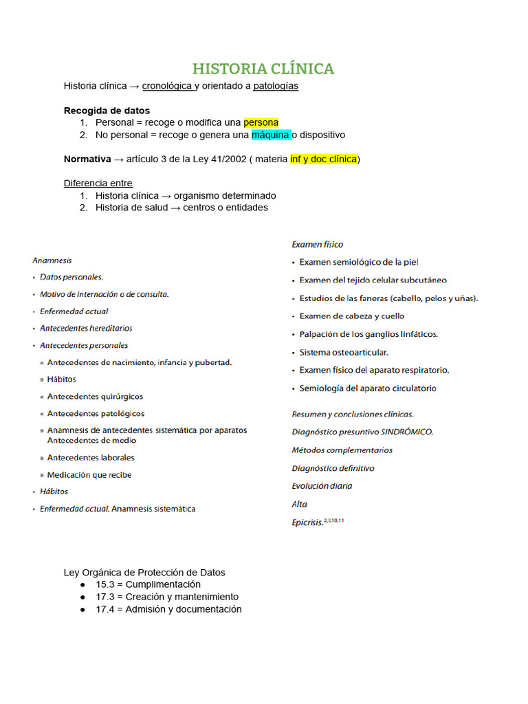 Repaso Razonamiento | PDF | Dolor | Historial médico