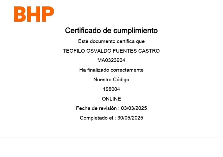 24 Certificate Cod I Go Conduct A | PDF