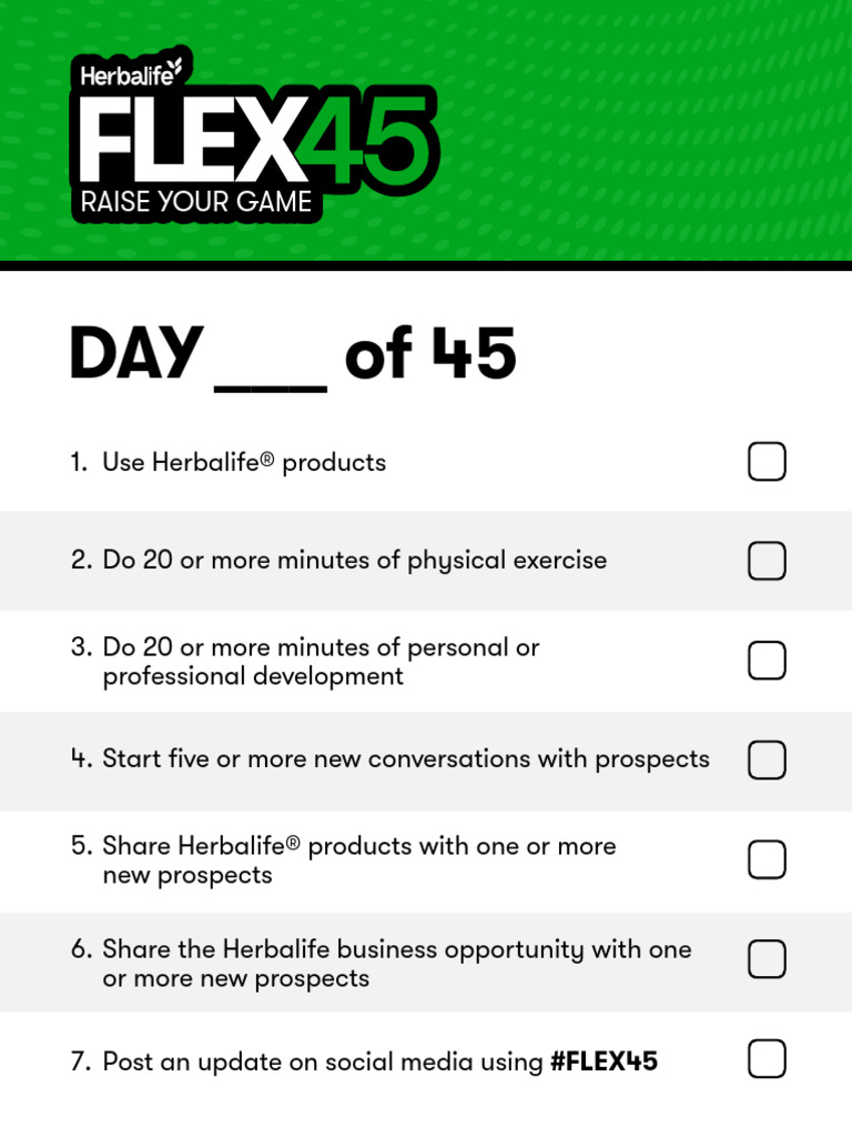Flex45 CheckList | PDF