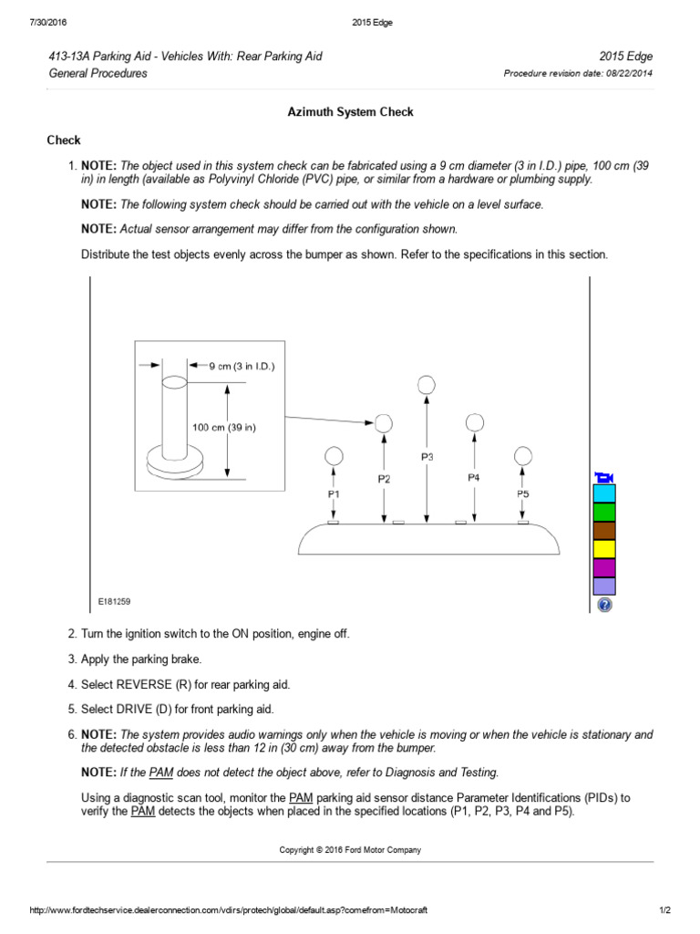 Azimuth System Check Rear Aid | PDF