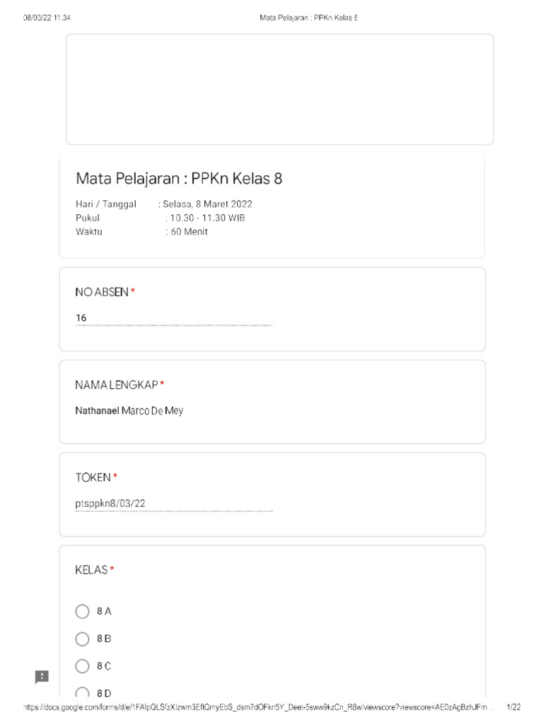 PTS PPKN SMSTR 2 | PDF