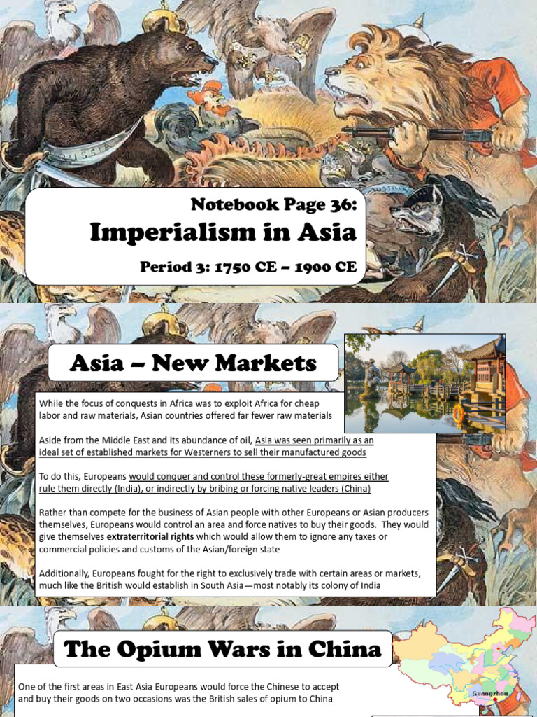 Notebook Page 36 - Imperialism in Asia | PDF | British Empire | China