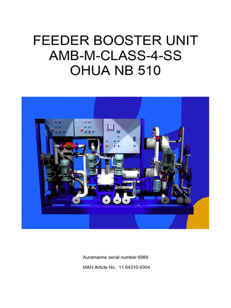 Heavy Fuel Oil Feeder Booster Unit | PDF | Pump | Fuel Oil