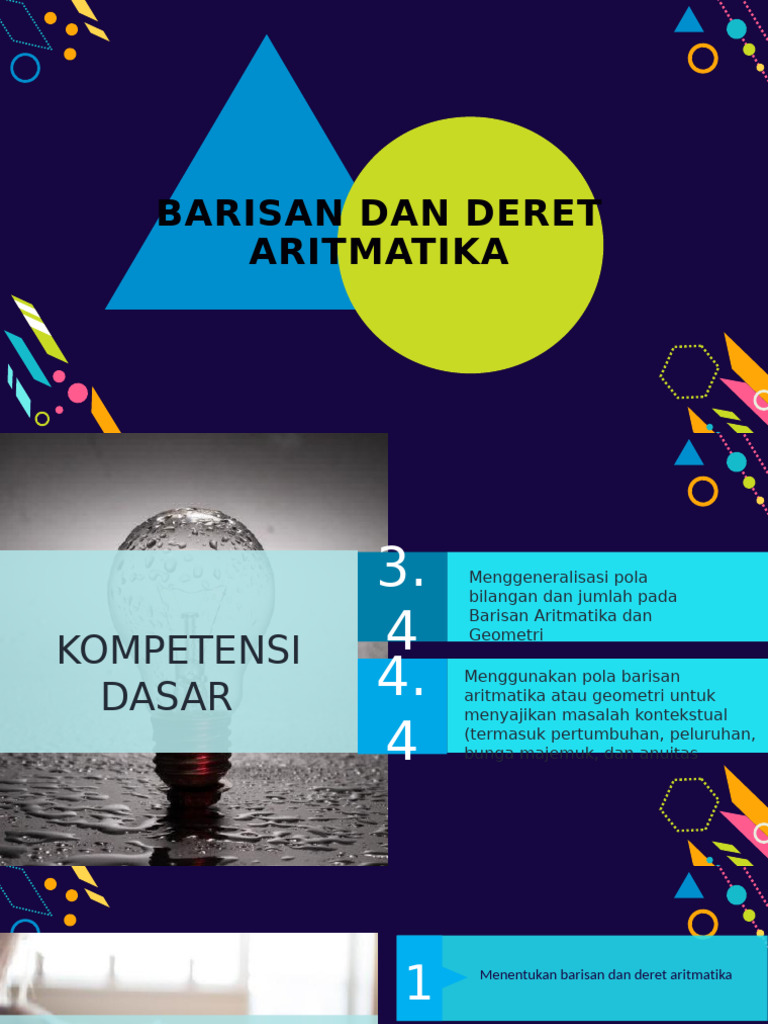 Barisan Dan Deret Aritmatika | PDF