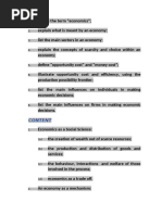 CSEC Economics Syllabus | PDF | Supply And Demand | Balance Of Payments