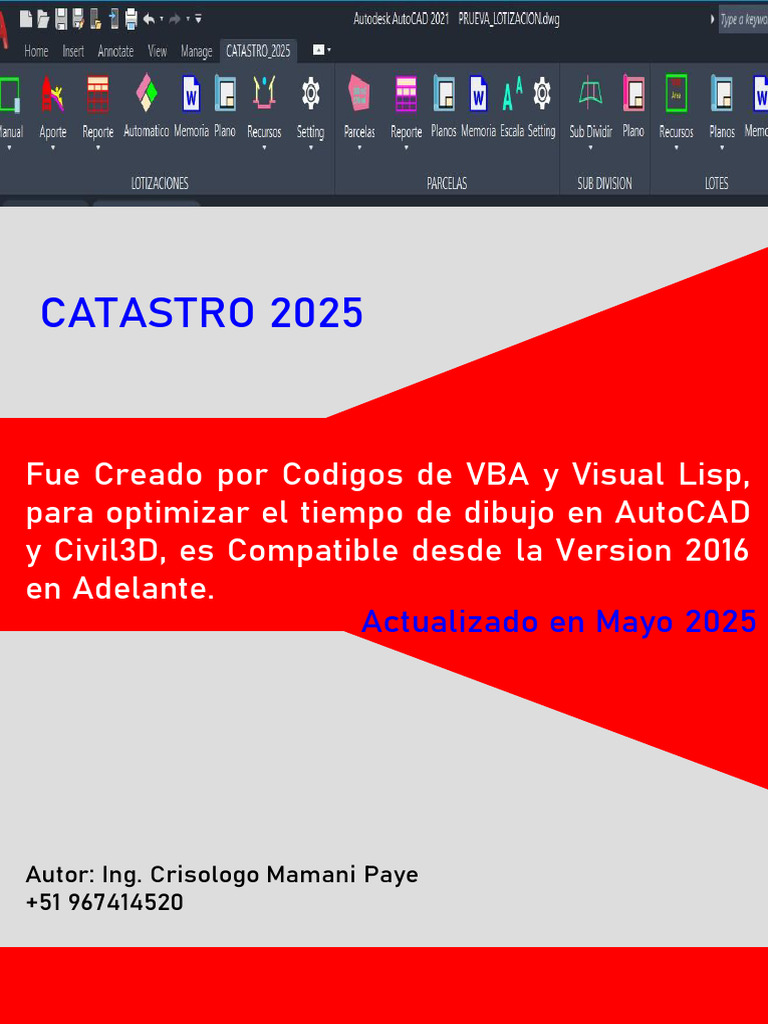 Flayer PDF Catastro 2025 | PDF
