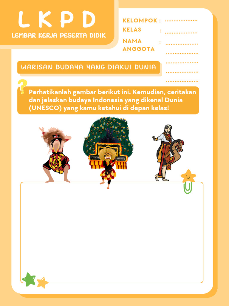 LKPD Warisan Budaya | PDF