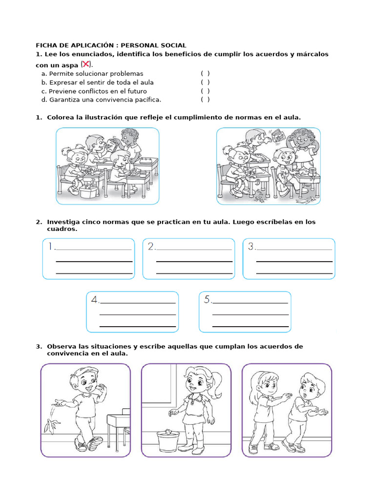 u0 2º Ps Ficha 24 Marzo | PDF