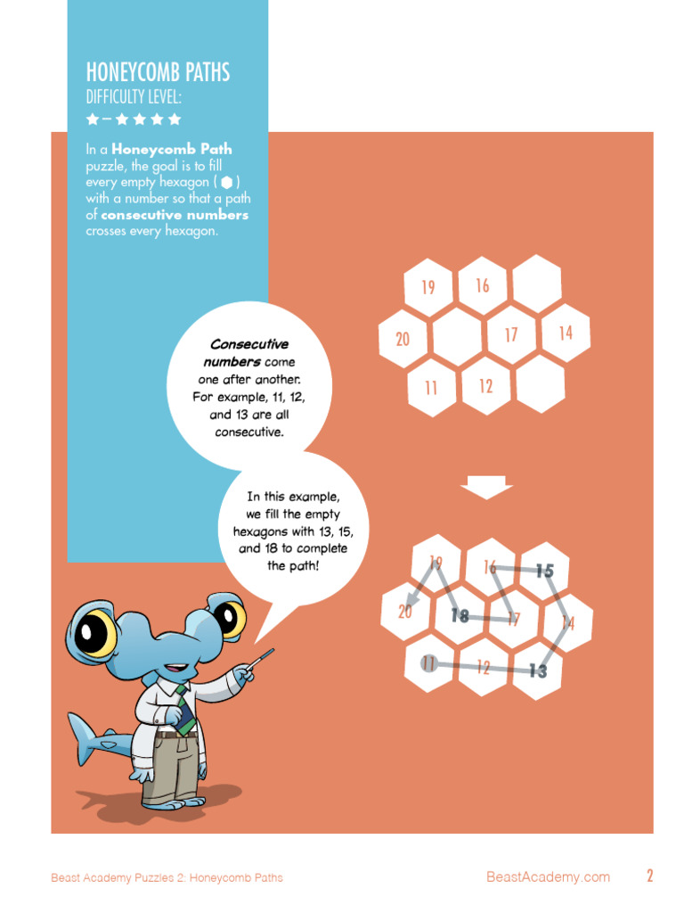 Honeycomb Path Puzzle Instructions | PDF | Learning | Pedagogy