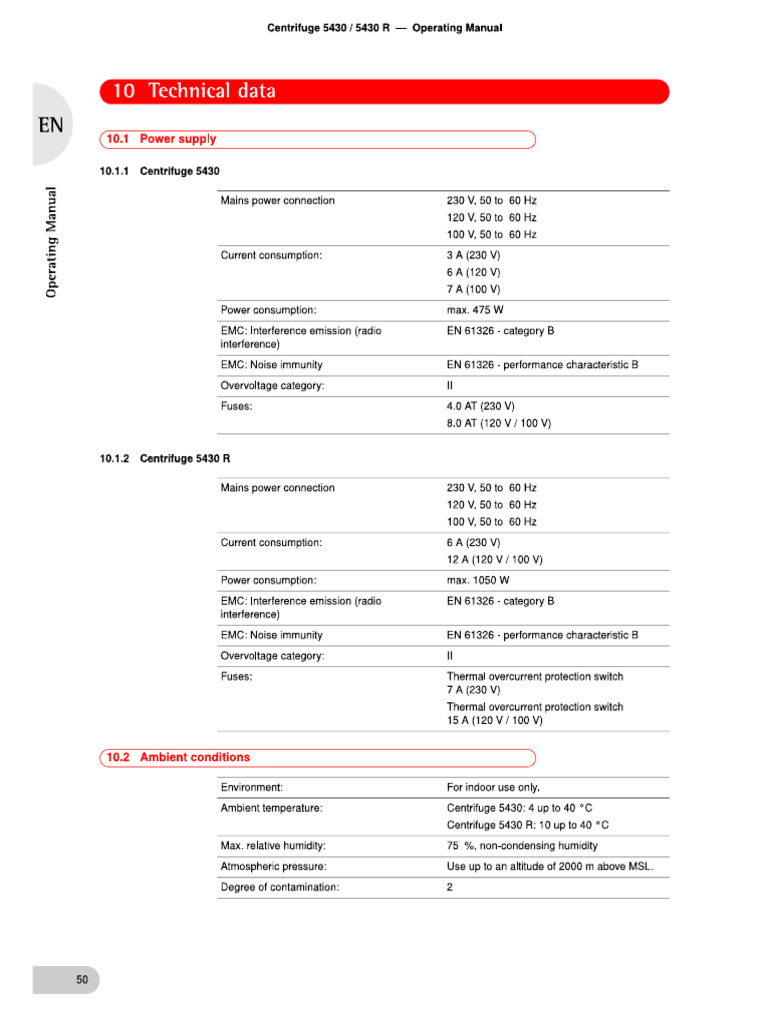 5430 Specs | PDF