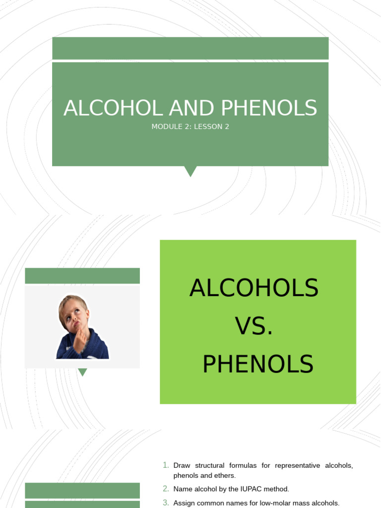 Alcohol and Phenols Lesson 4 | PDF | Ethanol | Aldehyde