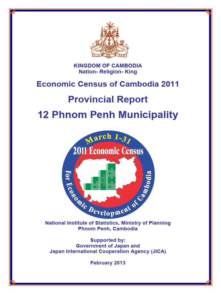 Economic Census of Cambodia 2011 Provincial Report | PDF