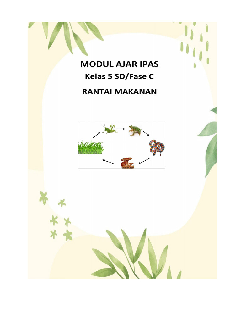 Modul Ajar Ilmu Pengetahuan Alam Dan Sosial (IPAS) | PDF