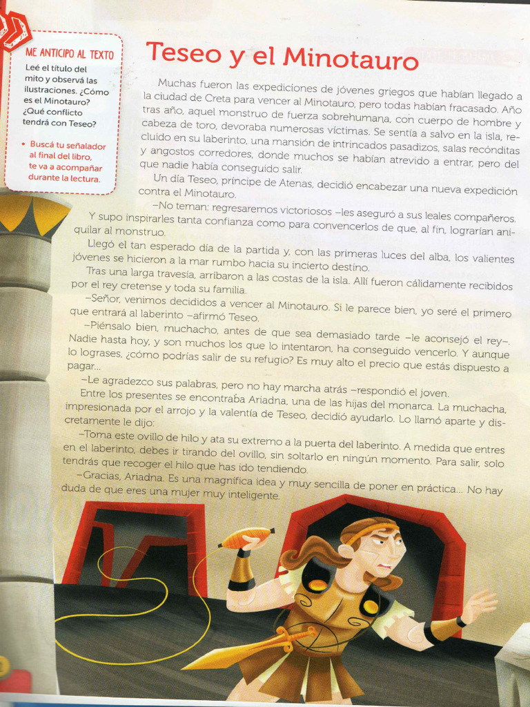 Teseo y El Minotauro Libro | PDF