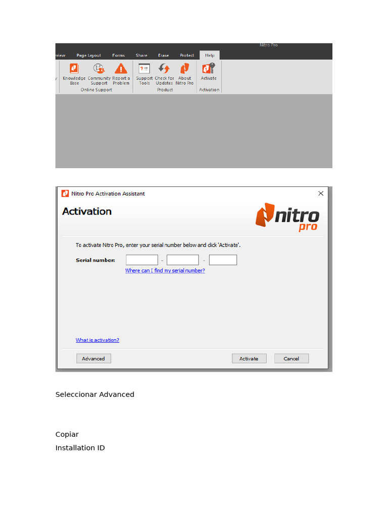 Activar Nitro 11 N PDF | PDF