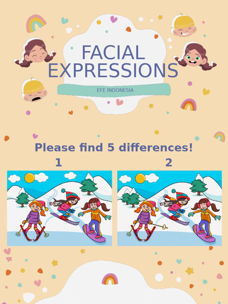 Facial Expressions Vocabulary Exercises | PDF