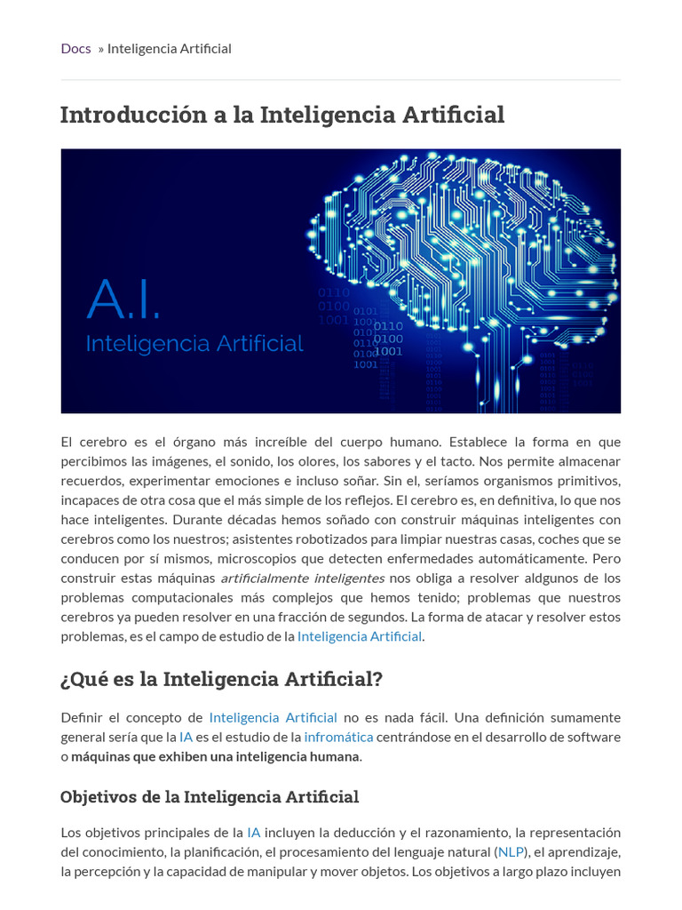Inteligencia Artificial - Libro Online de IAAR | PDF | Inteligencia ...